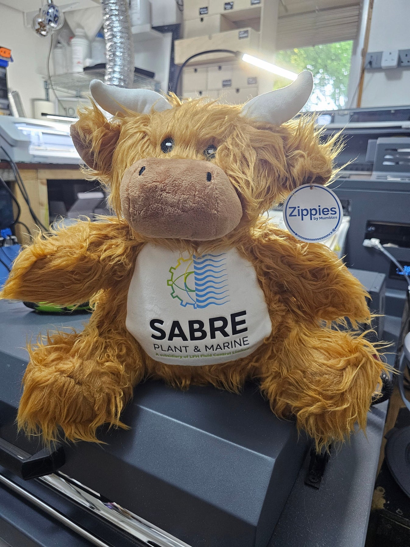 Highland Cow Teddy - Personalised Gift | Handmade Highland